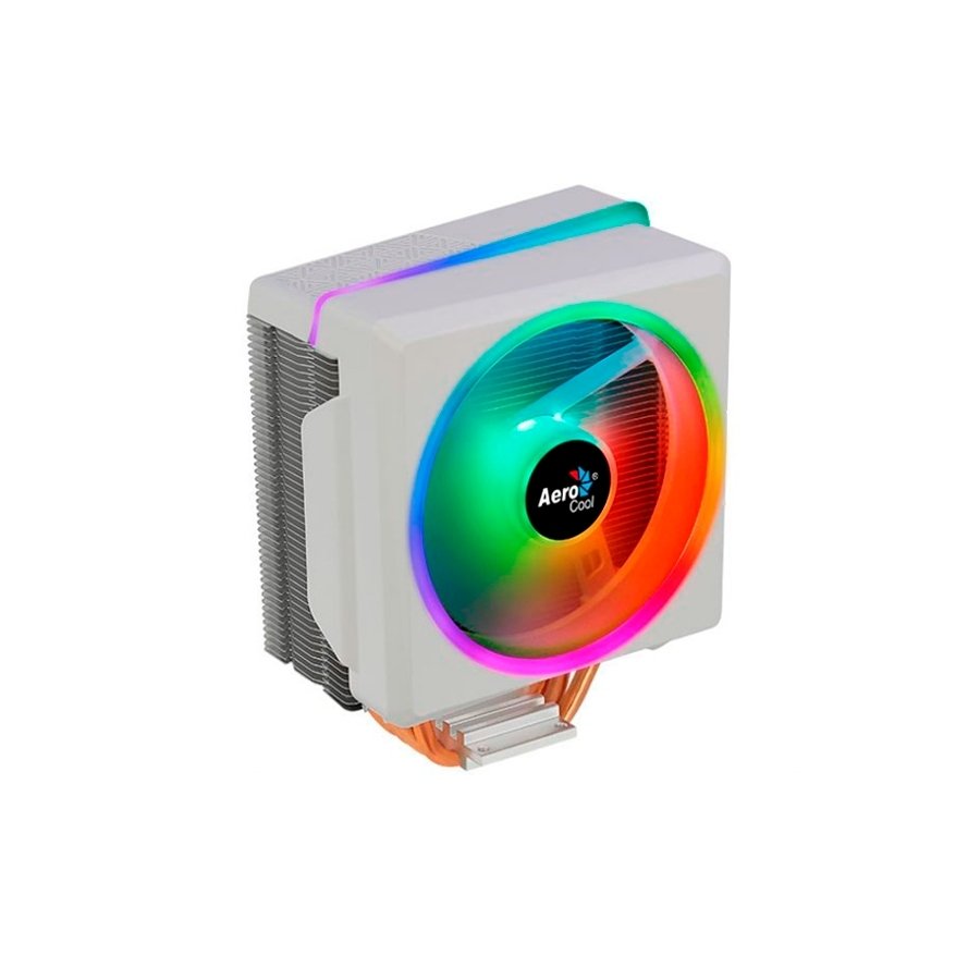 COOLER CPU AEROCOOL CYLON 4F WHITE ARGB | Katech Hardware Store