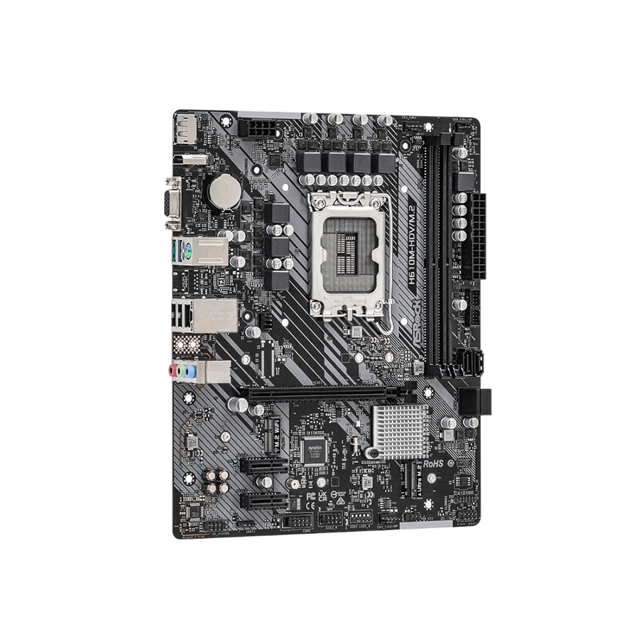 MOTHER ASROCK H610M-HDV/M.2 D4 LGA1700 | Katech Hardware Store