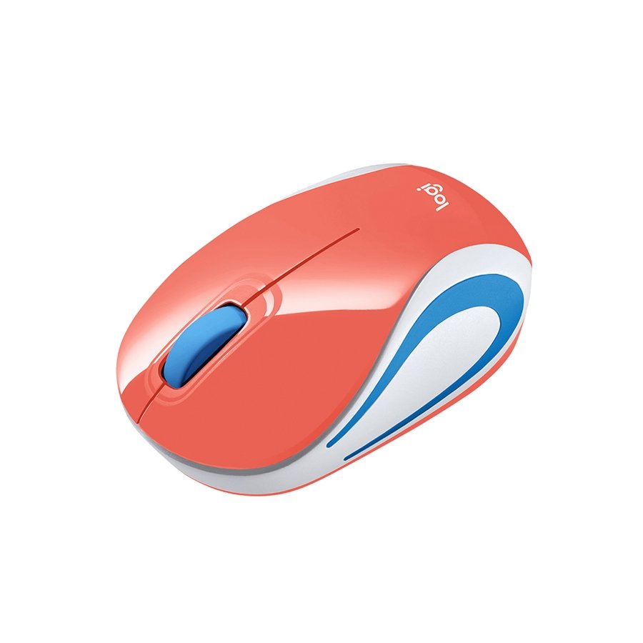 MOUSE LOGITECH WIR MINI M187 CORAL BLISTER | Katech Hardware Store